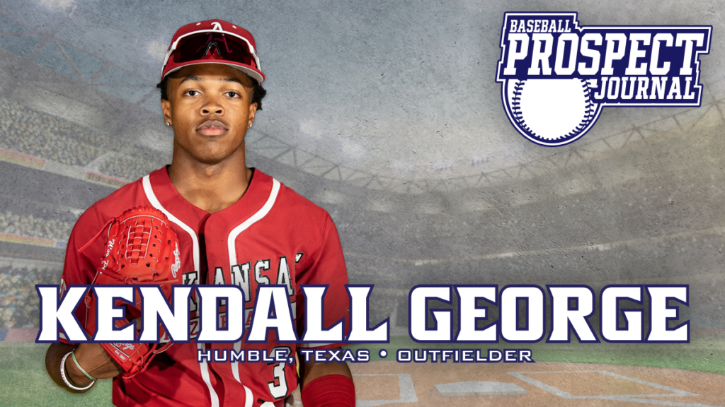 Kendall George boasts elite speed - Baseball Prospect Journal