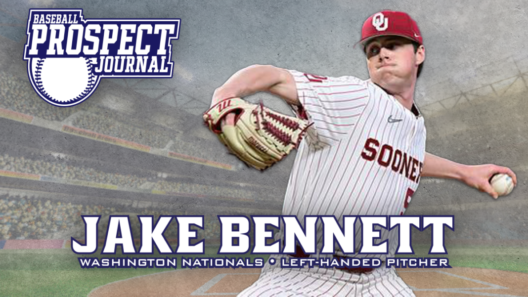 Jake Bennett shows poise in Nationals system - Baseball Prospect Journal