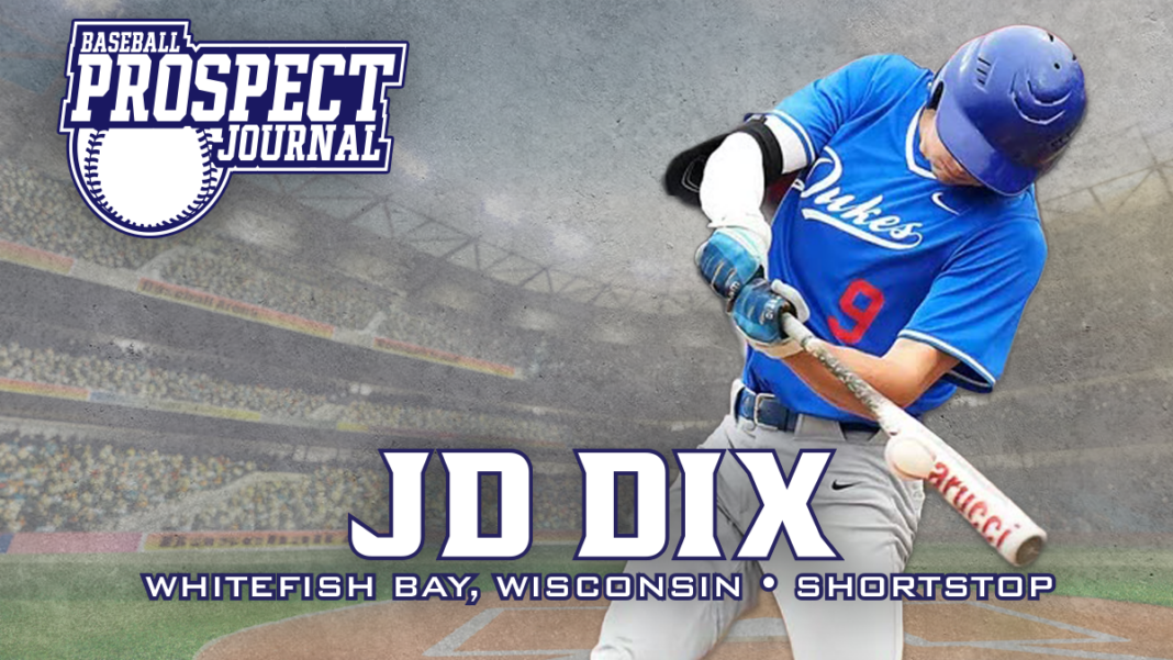 JD Dix is the latest high-end prospect from Wisconsin - Baseball ...