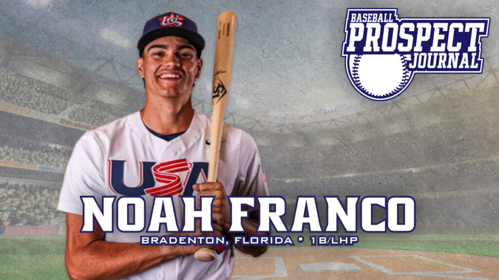 Noah Franco is an intriguing two-way player - Baseball Prospect Journal