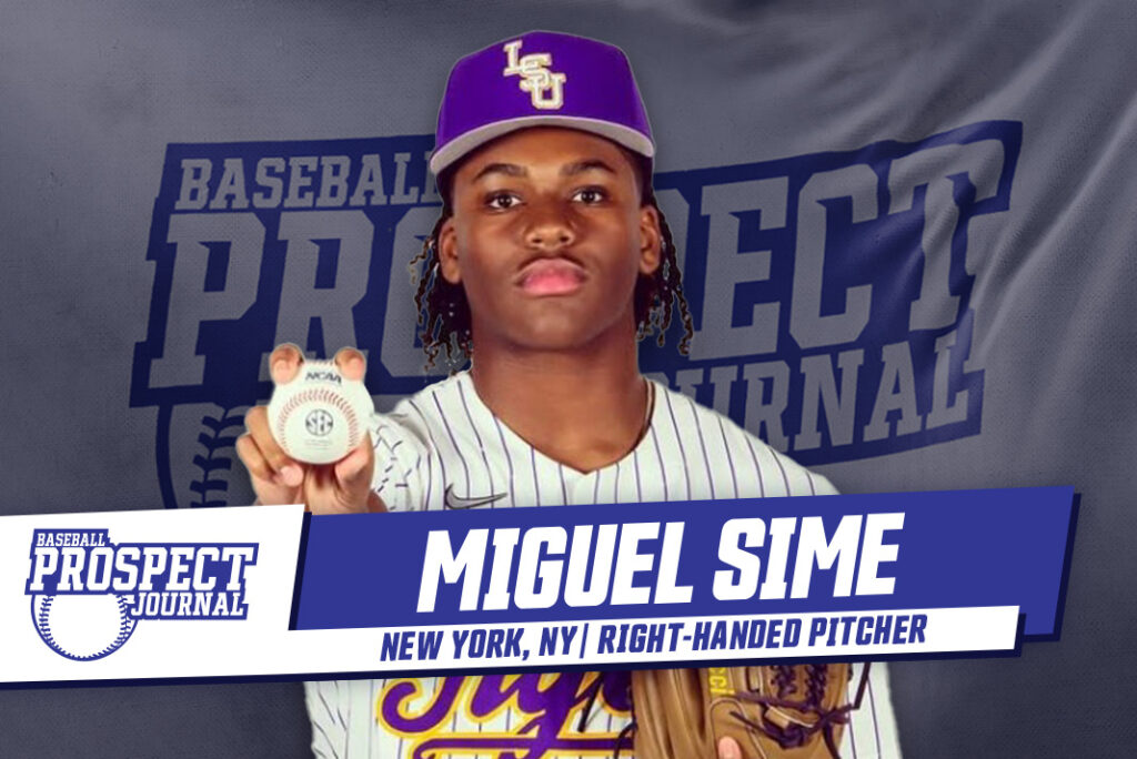 Miguel Sime a rising star with tons of potential - Baseball Prospect ...