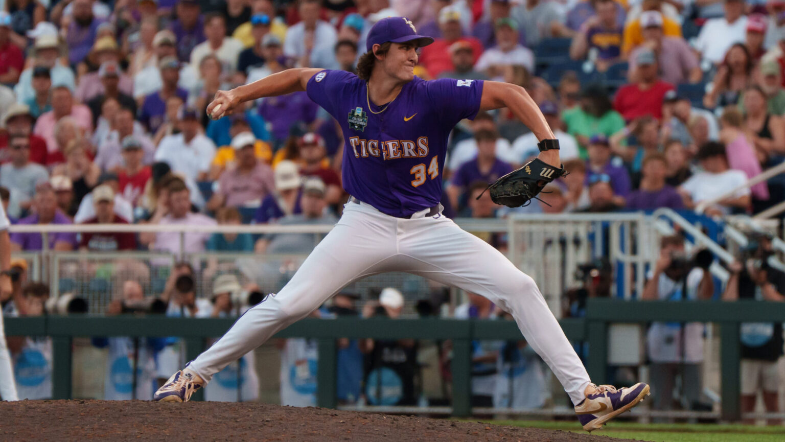 LSU’s pitching staff, old and new, headlines national title - Baseball ...